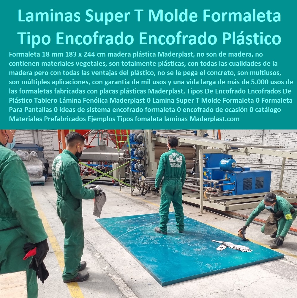 FORMALETAS PLÁSTICAS 0 CAMILLAS PARA ENCOFRADOS DE CONCRETO 0 MOLDES ...