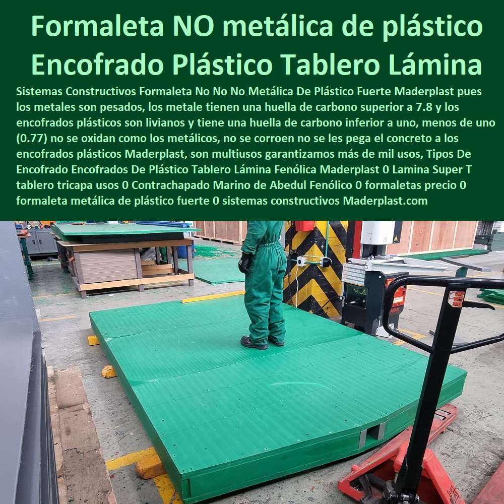 FORMALETAS PLÁSTICAS 0 CAMILLAS PARA ENCOFRADOS DE CONCRETO 0 MOLDES ...