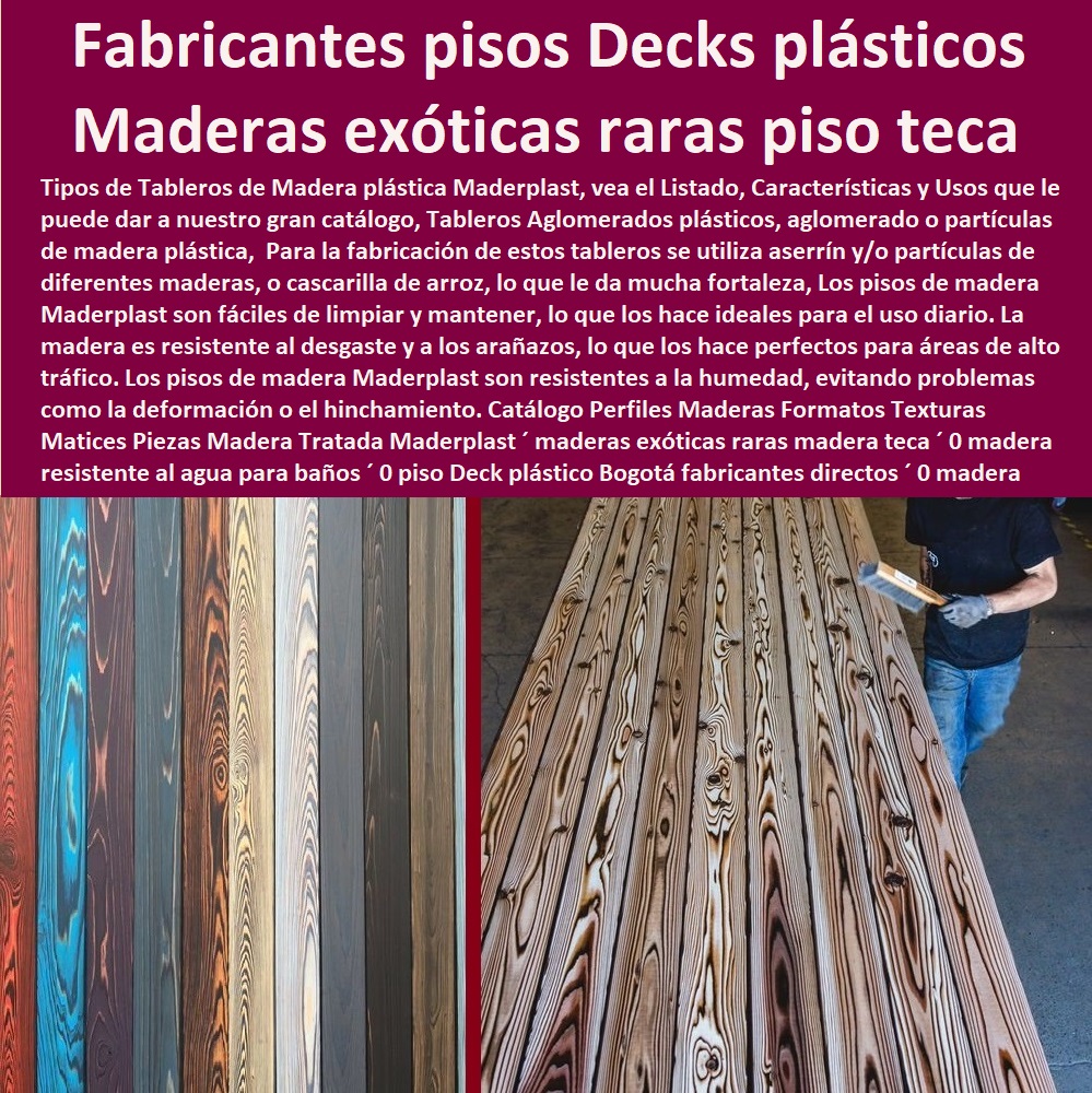 PISO MADERPLAST COLOMBIANOS CALIDAD GARANTIZADA Pisos Madera Plástica ...