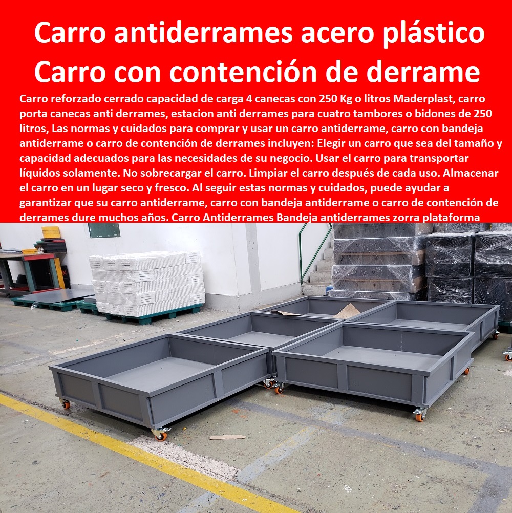 Fábrica De Carrito De Transporte Maderplast 0 Carretillas Industriales ...