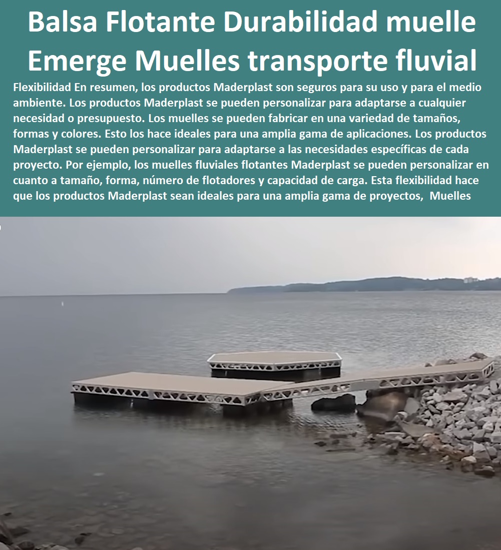EMBARCADEROS FLOTANTES MUELLES MARINOS MADERPLAST fábrica de materiales ...